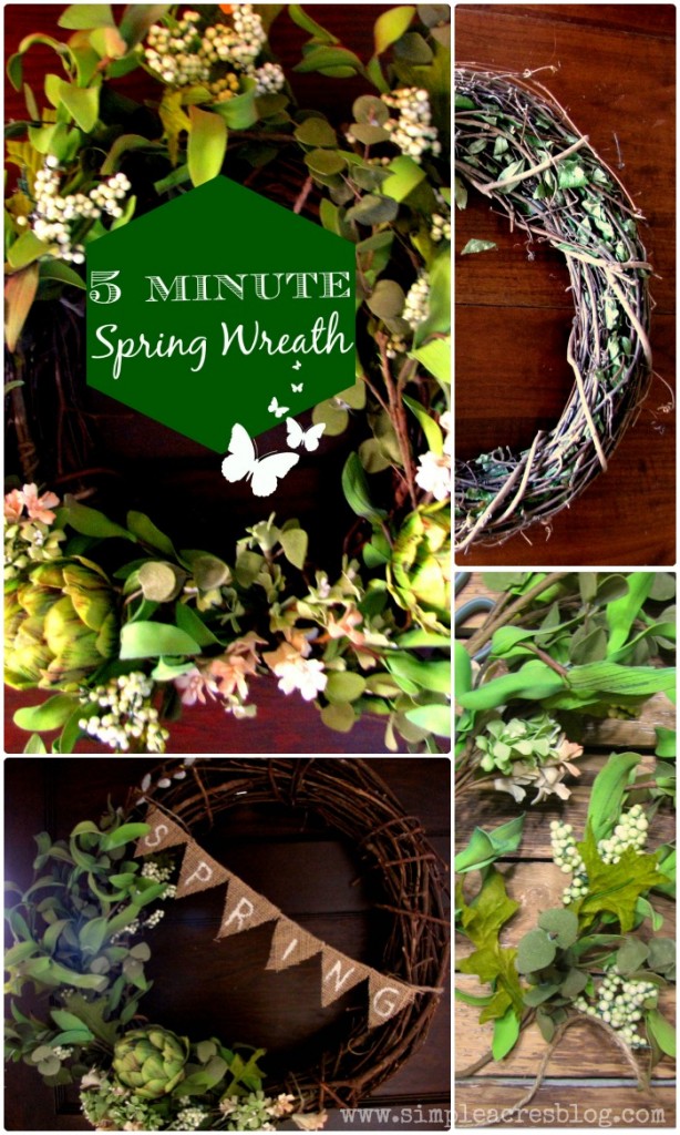 Spring Wreath DIY - Simple Acres Blog