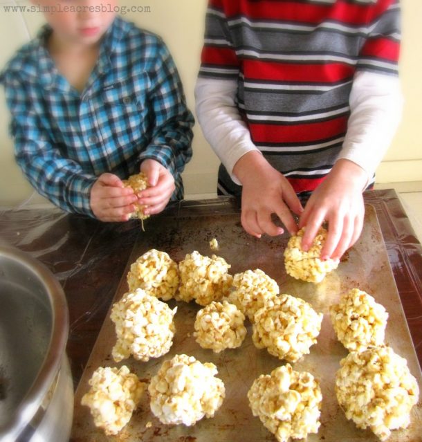 Simple Popcorn Balls - Simple Acres Blog