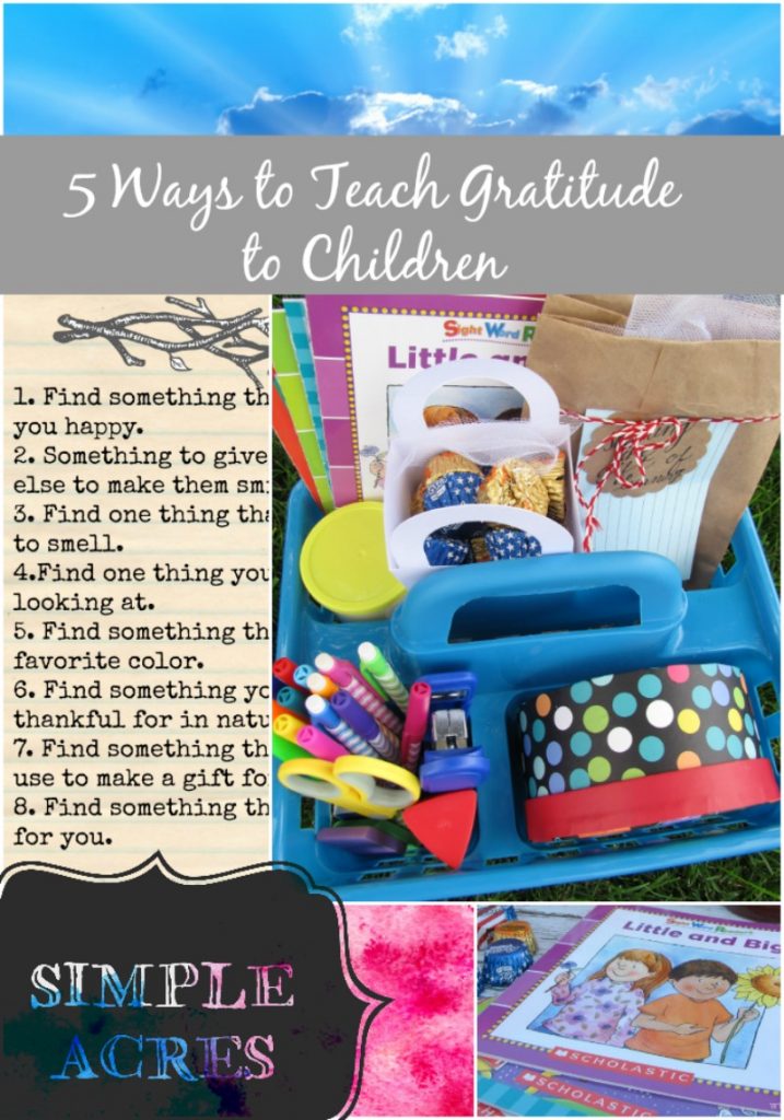 5 Ways to Teach Gratitude to Children - Simple Acres Blog