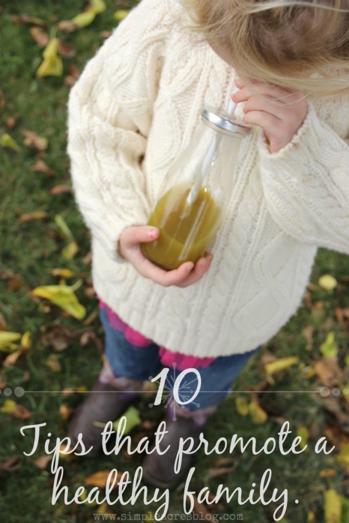 10 Tips That Promote a Healthy Family - Simple Acres Blog