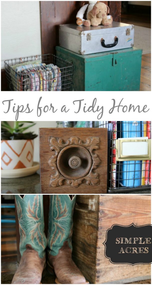 5 Tips for Keeping a Tidy Home - Simple Acres Blog