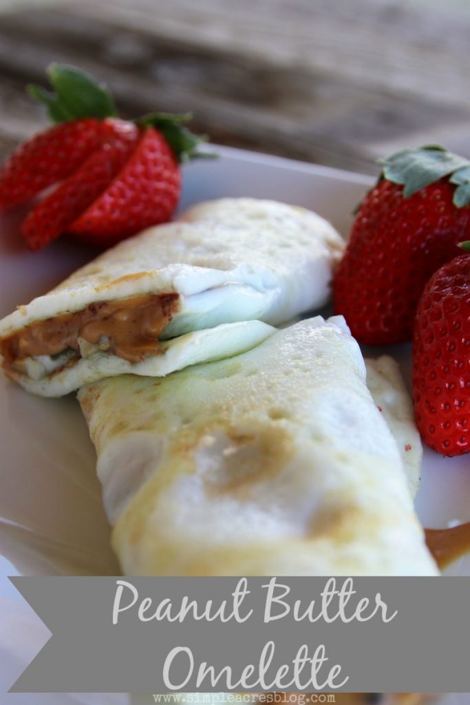 Peanut Butter Omelette - Simple Acres Blog