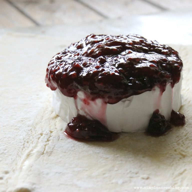 Raspberry and Brie Puff Pastry - Simple Acres Blog