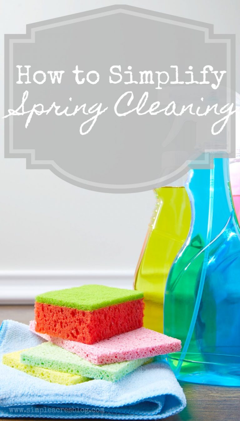 How to Simplify Spring Clean Up - Simple Acres Blog