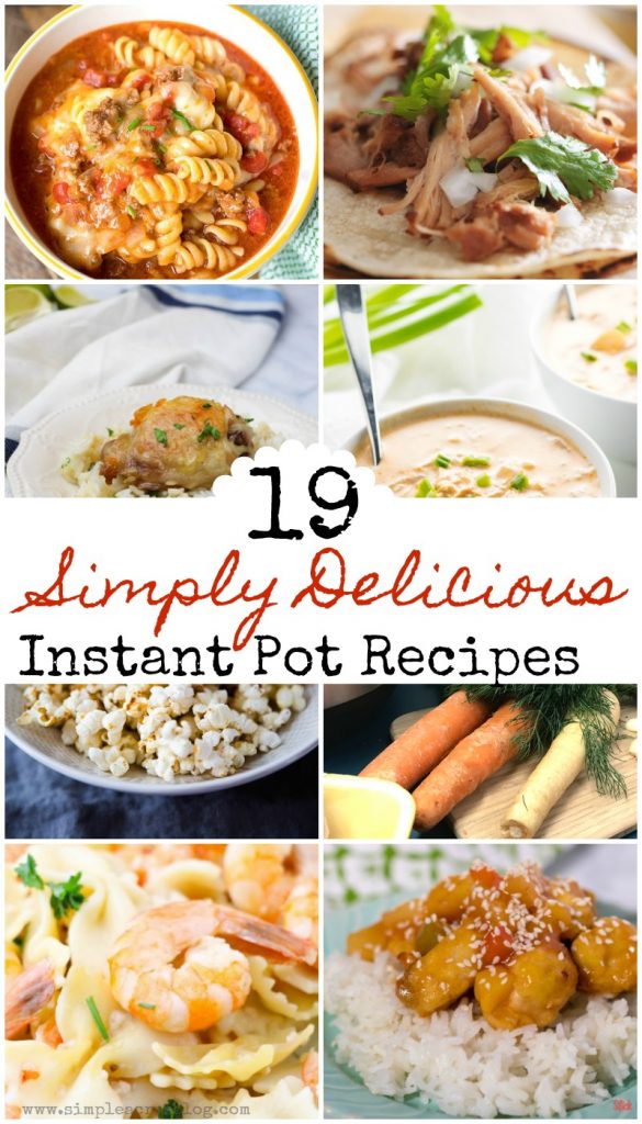 19 Simply Delicious Instant Pot Recipes - Simple Acres Blog